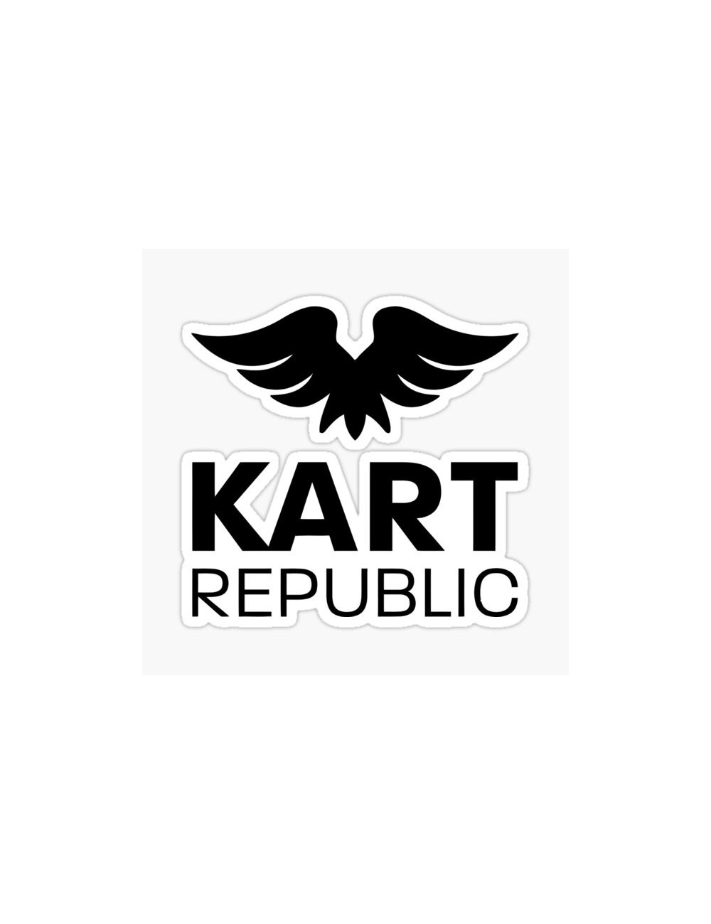 Plaquettes AR KART REPUBLIC rouges (NEW) (x2) -Magickart