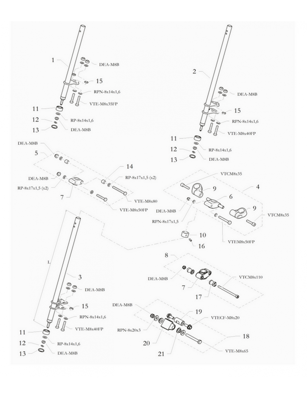 Nylon L75 Birelart Column Support - Magickart