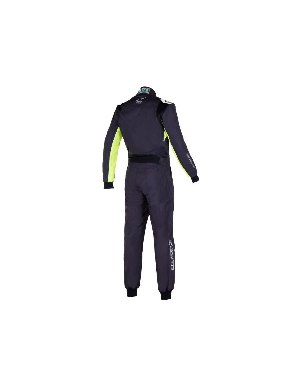 Karting FIA combination Alpinestars KMX9 V3 Graph 3 Yellow